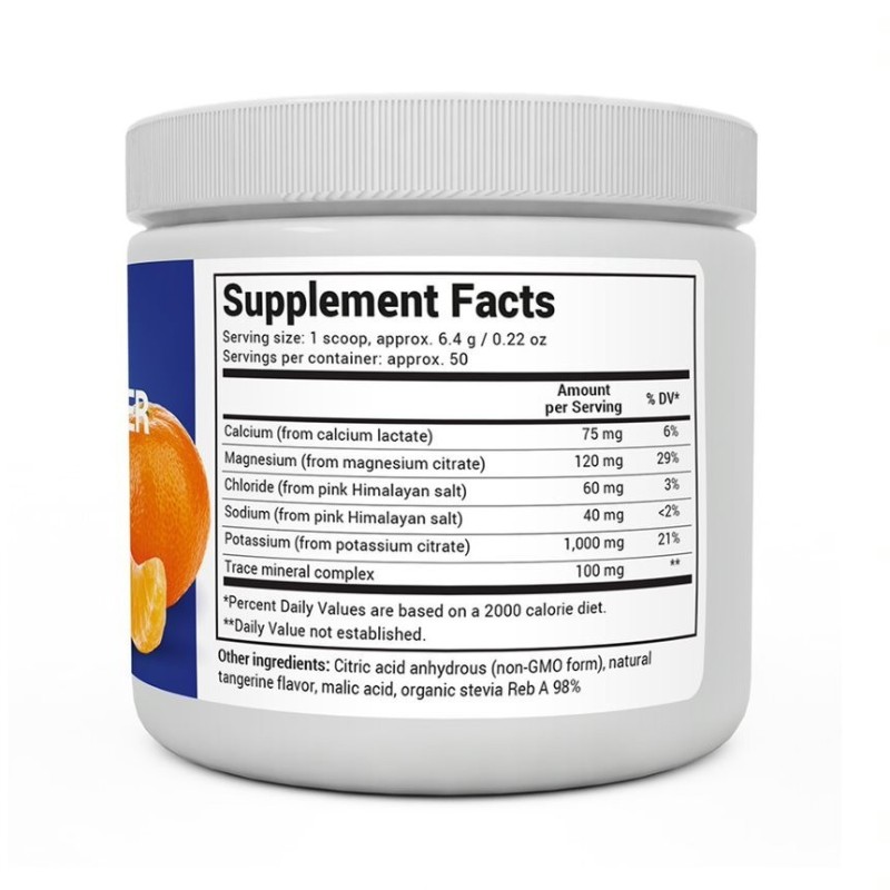Electrolyte Powder Tangerine Natural Flavor 50 servings
